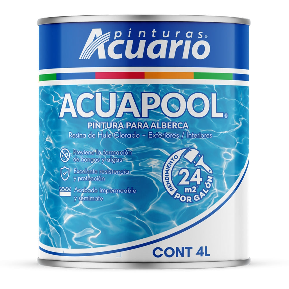 PINTURA ACUAPOOL AZUL CARIBE 4LTS – Aditimper