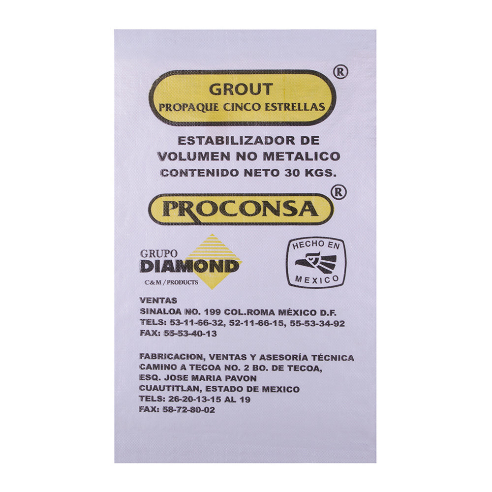 GROUT PROPAQUE 5 ESTRELLAS 30KGS – Aditimper